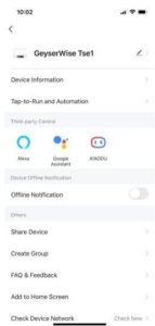 Geyserwise TSE1 Tuya Wi-Fi Controller Kit - SmartPad